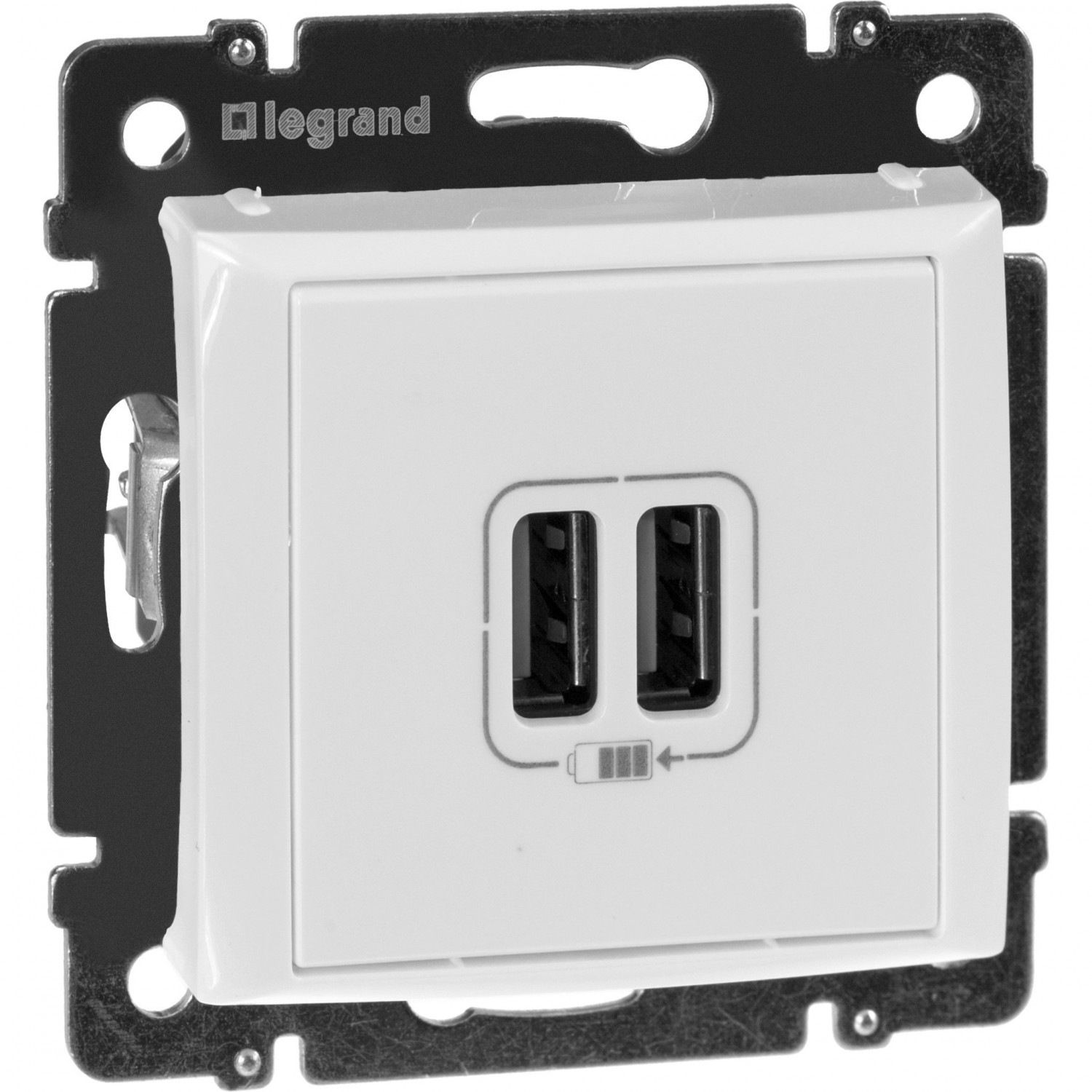 Зарядное устройство LEGRAND Valena с 2-мя коннекторами USB 1500 мА белый 770470. Купить на ...
