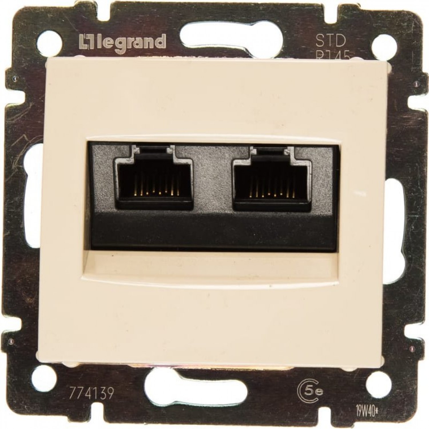 Розетка двойная компьютерная LEGRAND Valena RJ45 UTP кат.5e на винтах ...